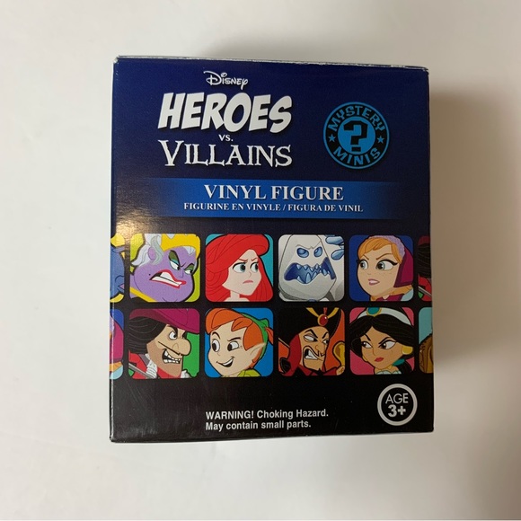 Disney | Toys | Disney Heroes Vs Villains Funko Mystery Minis Vinyl ...